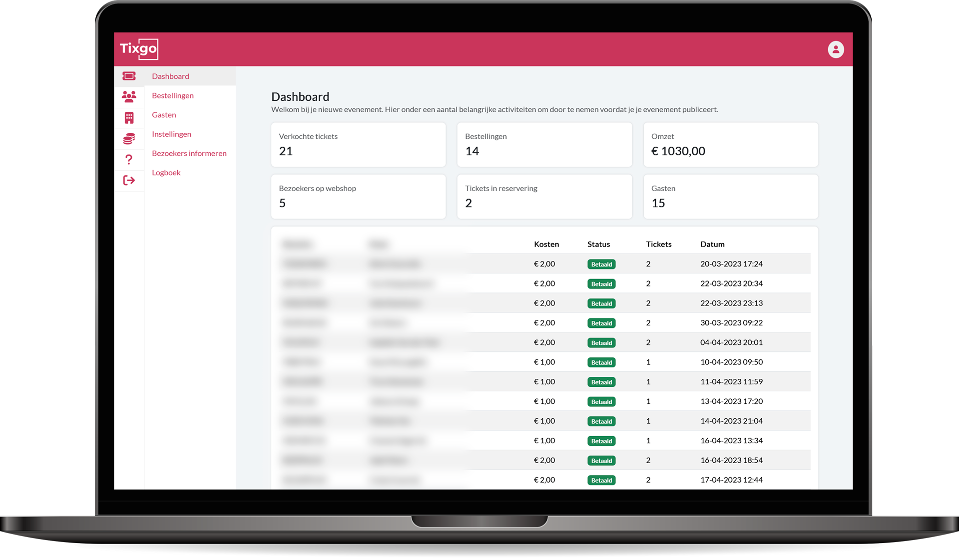 Jouw ticketingpartner – Tixgo